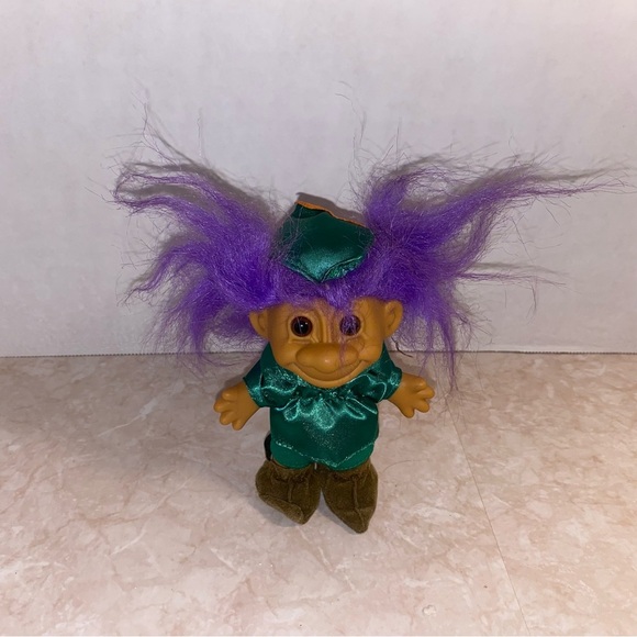Russ | Toys | Vintage Russ Doll Peter Pan Troll Figure 5 With Purple ...